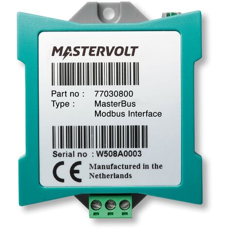 Mastervolt MasterBus Interface ModBus , système de contrôle des véhicules/navires