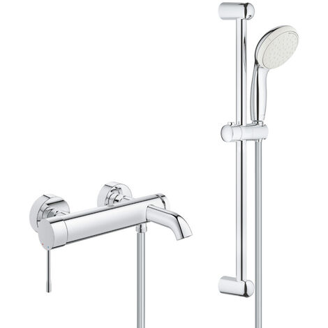 Grohe Set de ducha/bañera Mezclador termostático Essence + conjunto de ...
