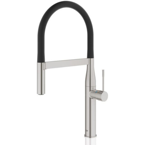 Grohe ESSENCE NEW - Mezclador monomando de fregadero SuperSteel (30294DC0)