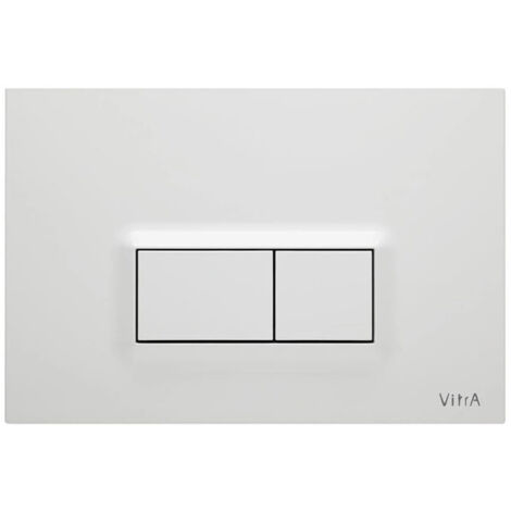 Vitra Pulsador bipulsable Loop R, blanco brillante (740-0600)
