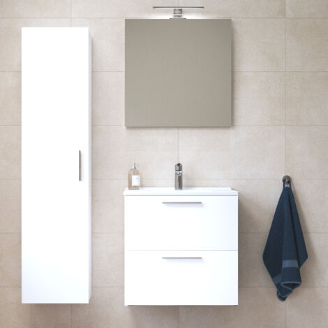 Vitra Set Mia juego de muebles 59x61x39,5cm con espejo, lavabo ...