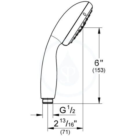 Grohe Tempesta 100 teleducha de 3 chorros (28419002)