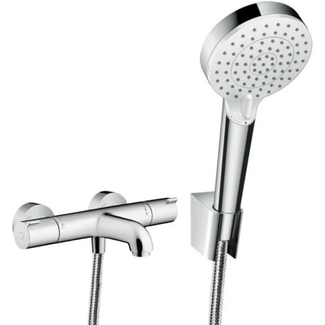 Hansgrohe Ecostat 1001 CL Pack Mezclador termostático baño/ducha + Set ...