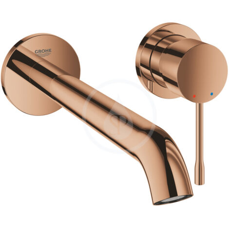 Grohe Essence Grifo de lavabo de 2 orificios Tamaño L, Warm Sunset ...