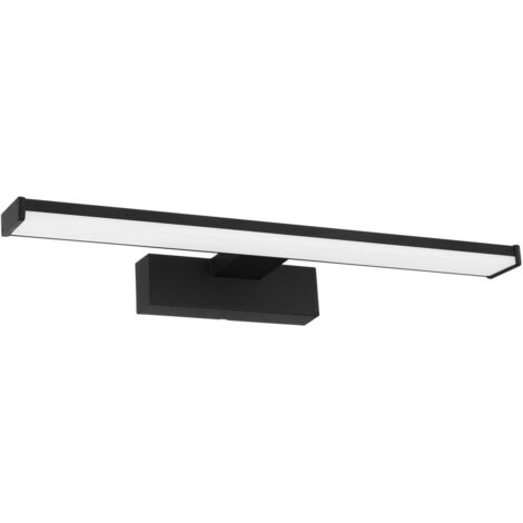 Eglo Pandella Aplique para espejo LED 40 cm, 4000K blanco neutro, negro ...