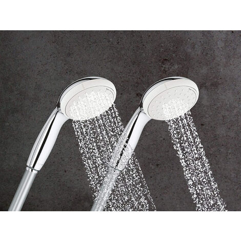 Grohe Conjunto de ducha Eurosmart Todo en 1 con ducha fija XXL 260 de 3 ...