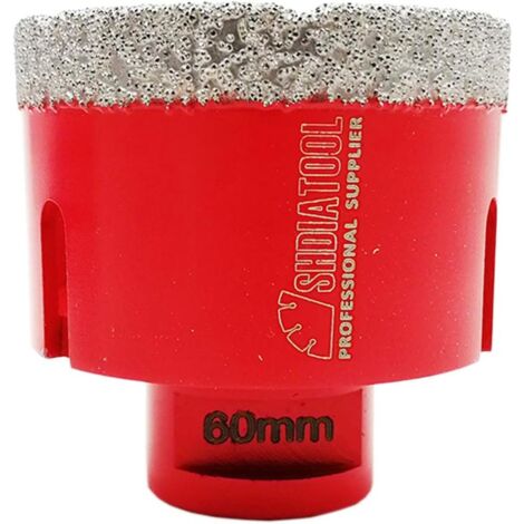 Ineasicer Forets Diamant 60mm Trépans de Forage avec Filetage M14 pour ...