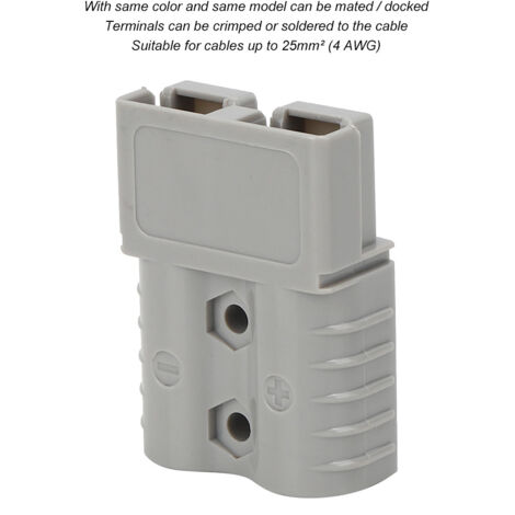 Connecteur d'alimentation Borne de câble Boîtier de batterie Capot de ...