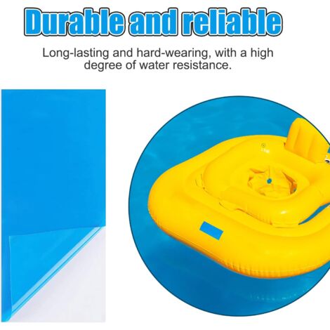 Rustine Piscine, 10pcs Piscine Patch Kit de Réparation Auto-Adhésifs ...