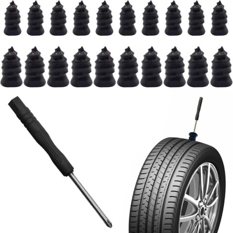 Kit de réparation de pneus tubeless 21 pièces, réparation de pneus de ...