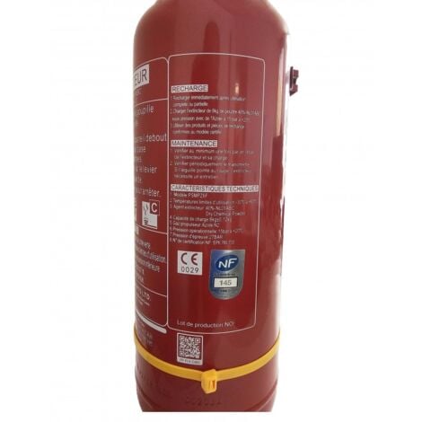 Extincteur 6KG Poudre classe ABC NF