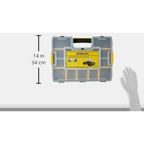 Stanley 1-94-745 Sortmaster Tool Organiser Screws Nails Storage Case ...
