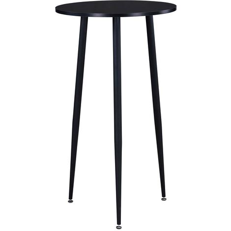 Plaza table de bar noir.