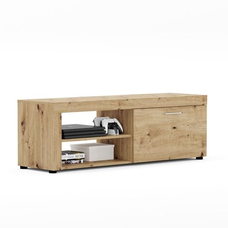 Fly buffet 1 claquement de porte, 1 tablette chêne décor.