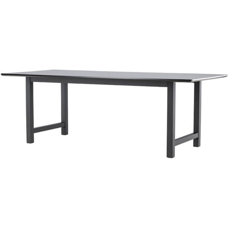 Oslo table de salle à manger 100x220cm noir.