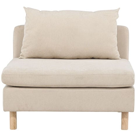 Zero canapé module de canapé centre beige.