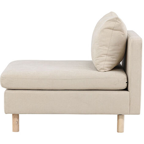 Zero canapé module de canapé centre beige.