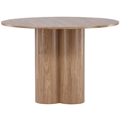 Olivia table de salle à manger Ø110 cm mocca.