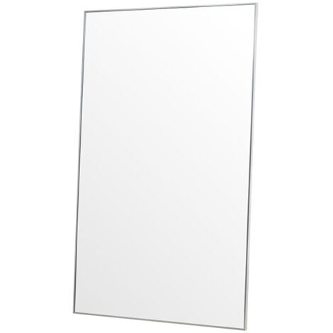 Orlando miroir sol et mur 120x190 cm argenté.