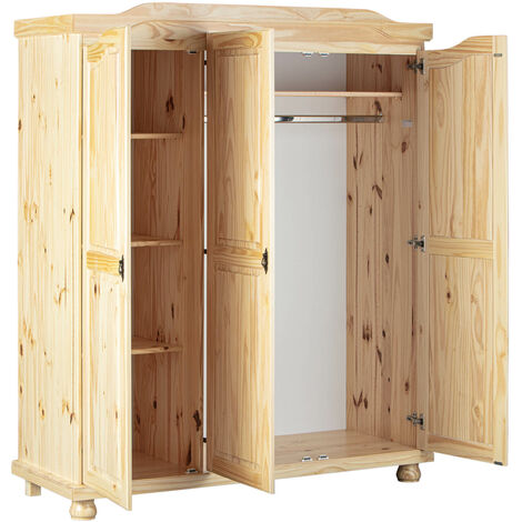 Bepam Armoire 3 portes, nature.