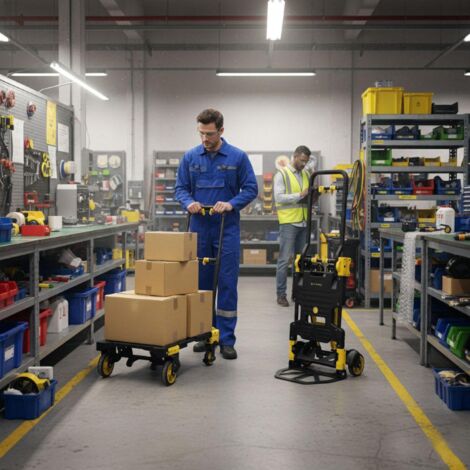 Chariot diable pliable 70/137 kg 2 positions HYTAMA Chariot ...