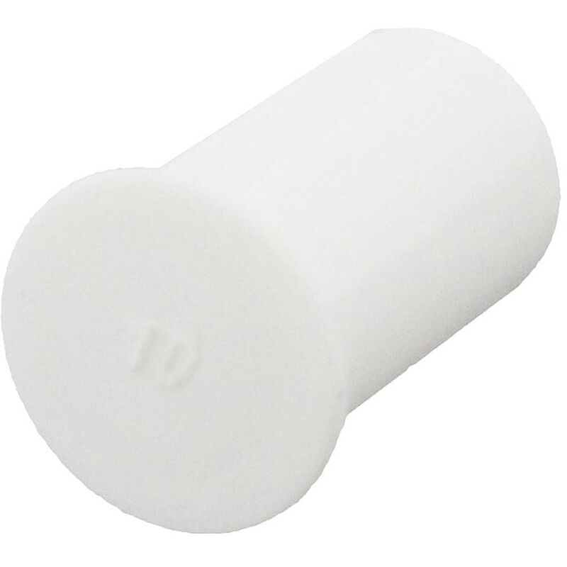 CONTA-CLIP KDS/KES-VS 10 WH Tappo di chiusura Poliammide 6.6 Bianco 25 pz.