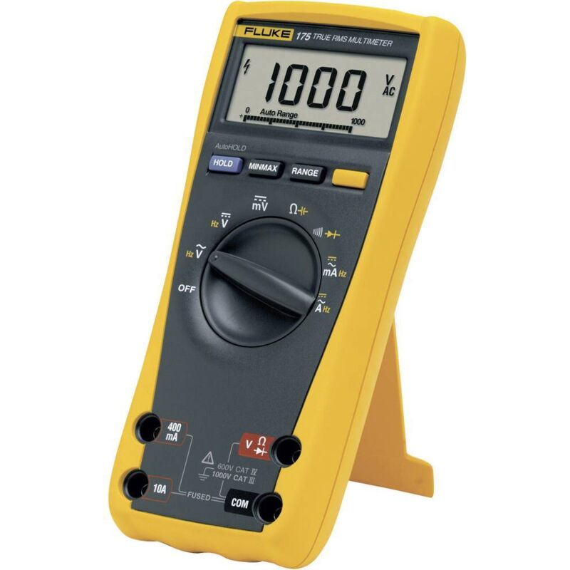 Fluke 175 Multimetro portatile Calibrato (ISO) digitale CAT III 1000 V ...