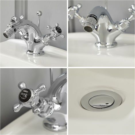 Hudson Reed Elizabeth Rubinetto Miscelatore Monoforo per Bidet con ...