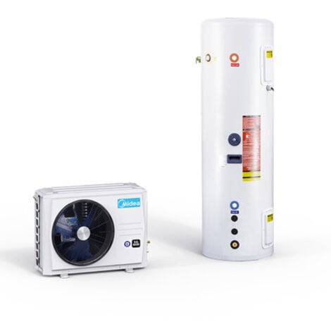 MIDEA - Ensemble chauffe-eau thermodynamique Combo Split 200L Vertical ...