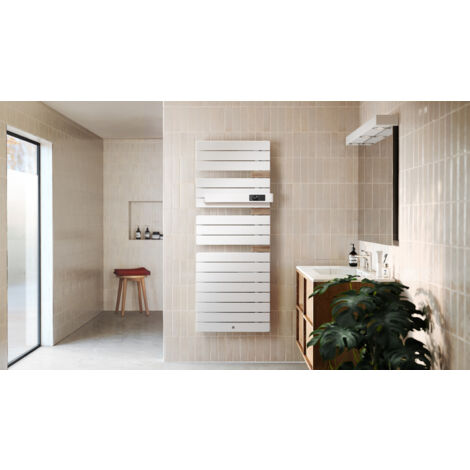 THERMOR - Sèche-serviettes connecté Allure 4 750W Ardoise/Chêne Mat à ...