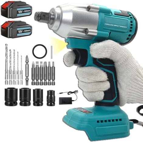 Impact Driver, 3in1 Cordless Brushless Electric Impact Wrench Ratchet ...