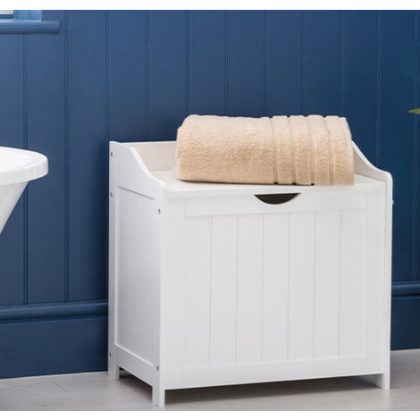 Bathroom storage units，Bathroom Laundry Cabinet Storage Bin Chest ...