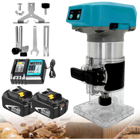 Cordless Electric Hand Palm Router Tool Compatible with Makita 18V ...