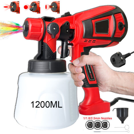 Paint guns,1200ML Electric Paint Sprayer Spray Painting Gun,Fence Wall ...