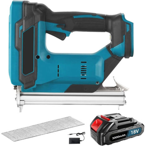 2 in 1 Heavy Duty Cordless Brushless Brad Nailer Nail Gun Staple Gun ...