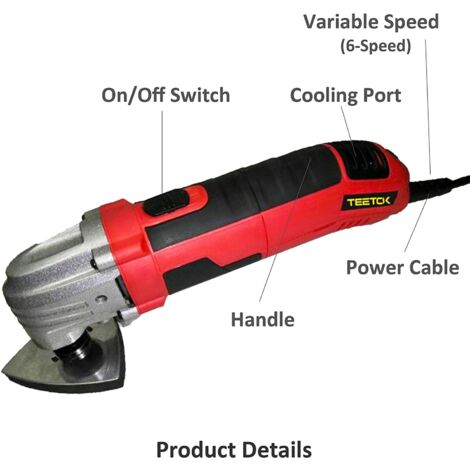 Multi Function Tool Oscillating Sander Cutter Scraper Grinder Saw for ...