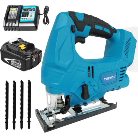 Cordless Jig Saw Compatible with Makita 18V Battery, Electric Jigsaw ...