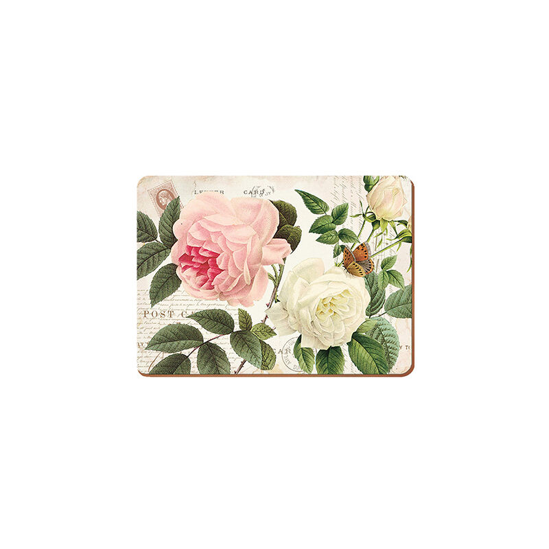 Creative Tops Rose Garden Set Of 6 Premium Table Mats