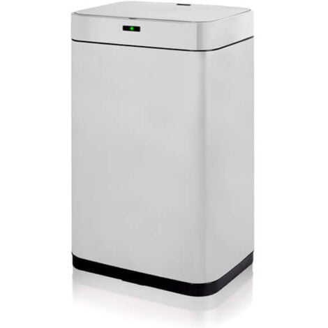 Tower 75L Silver Sensor Bin