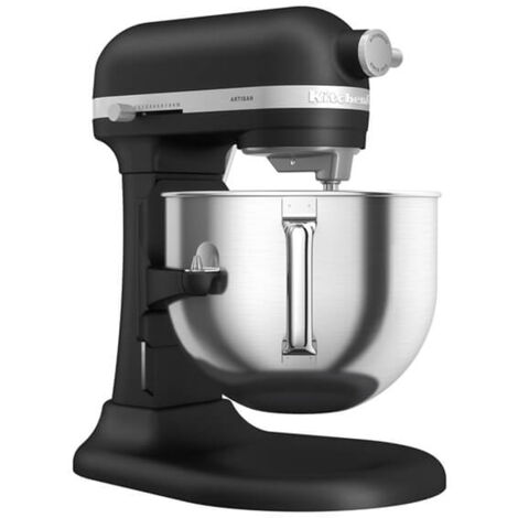 KitchenAid Artisan Cast Iron Black 6.6L Bowl Lift Food Mixer With FREE Gift