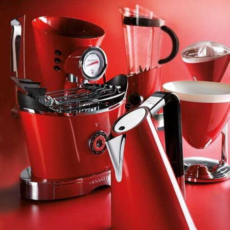 Bugatti Diva Coffee Machine Red
