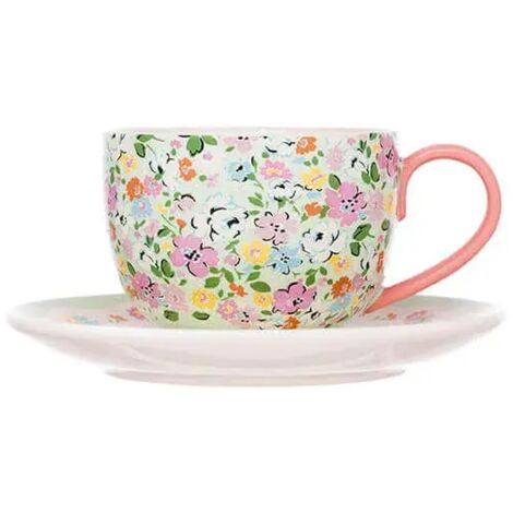 Cath Kidston Feels Like Home Teacup & Saucer