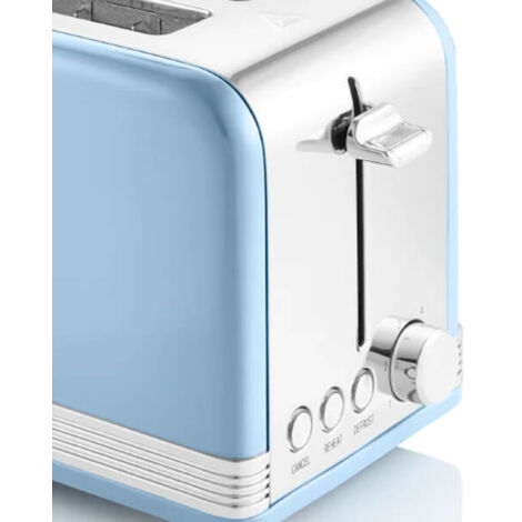Swan Retro Blue 2 Slice Toaster