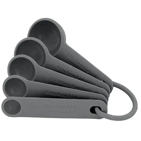 KitchenAid 5 Piece Measuring Spoon Set Charcoal Grey