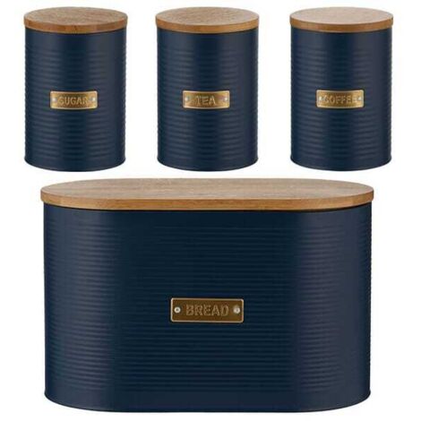 Typhoon Otto Navy 4 Piece Kitchen Storage Set