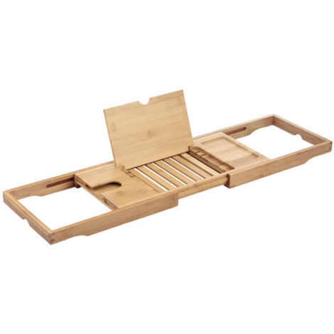 Showerdrape Brooklyn Extendable Bamboo Bath Tray