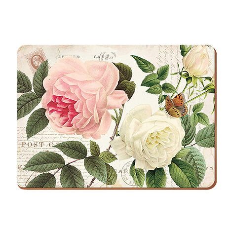 Creative Tops Rose Garden Set Of 6 Premium Table Mats