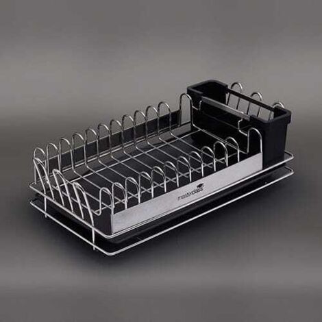 MasterClass Compact Stainless Steel Dish Rack Drainer