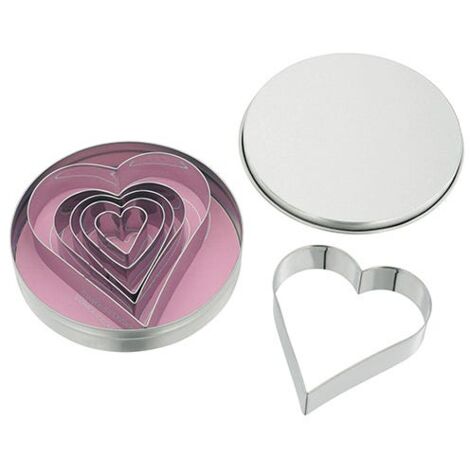 Judge Heart Shaped Cutters (Set Of Six)