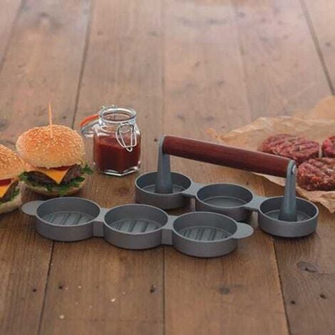 KitchenCraft Home Made Mini Burger/Sliders Press, 5cm Diameter